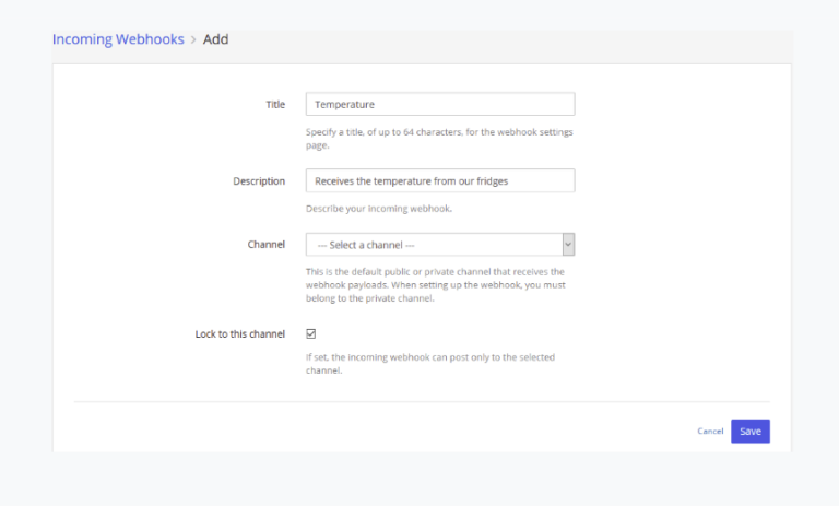 Sending alerts to a Mattermost channel with an incoming webhook