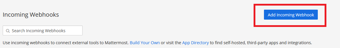 Sending alerts to a Mattermost channel with an incoming webhook