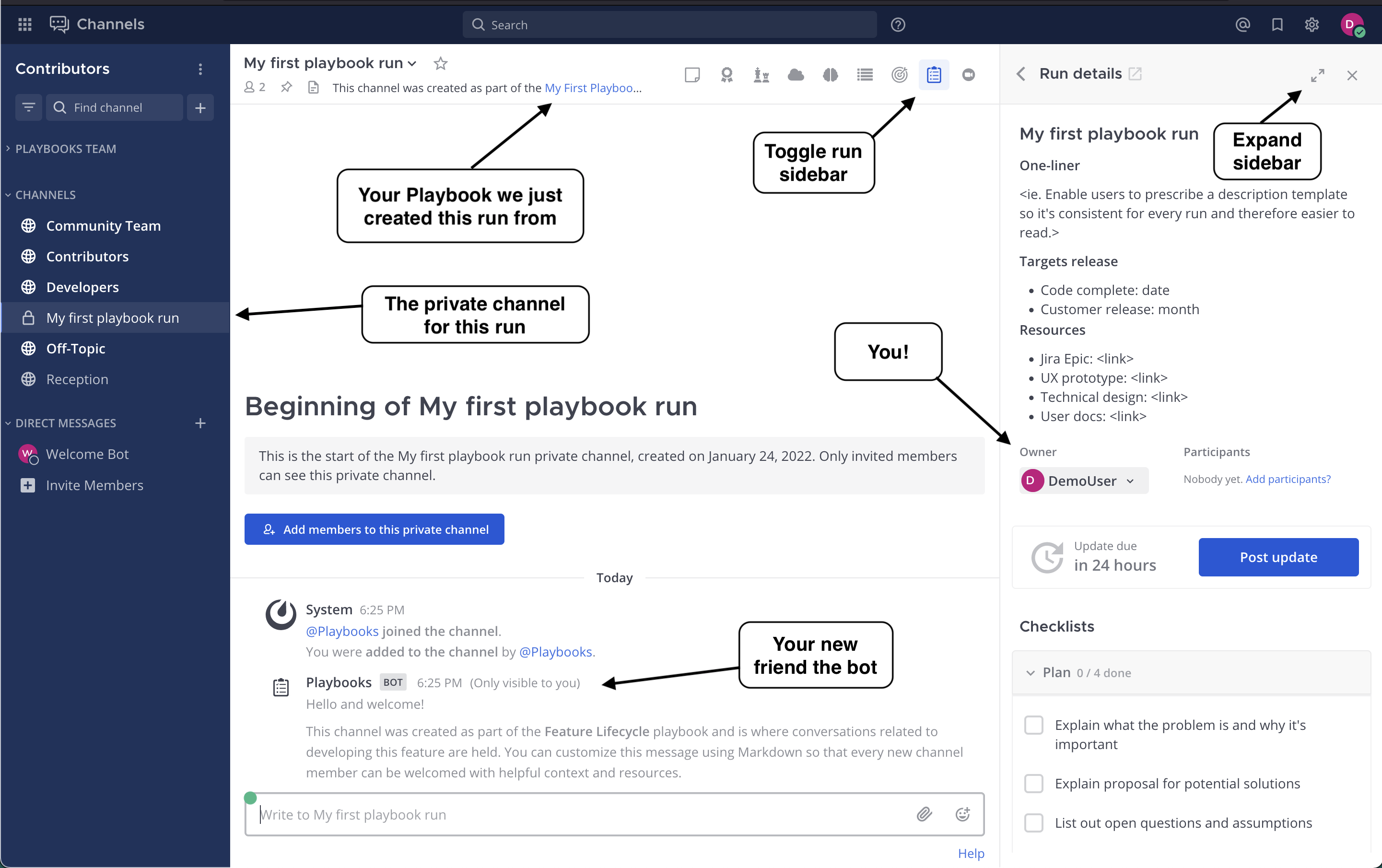 Getting Started with Playbooks - Mattermost