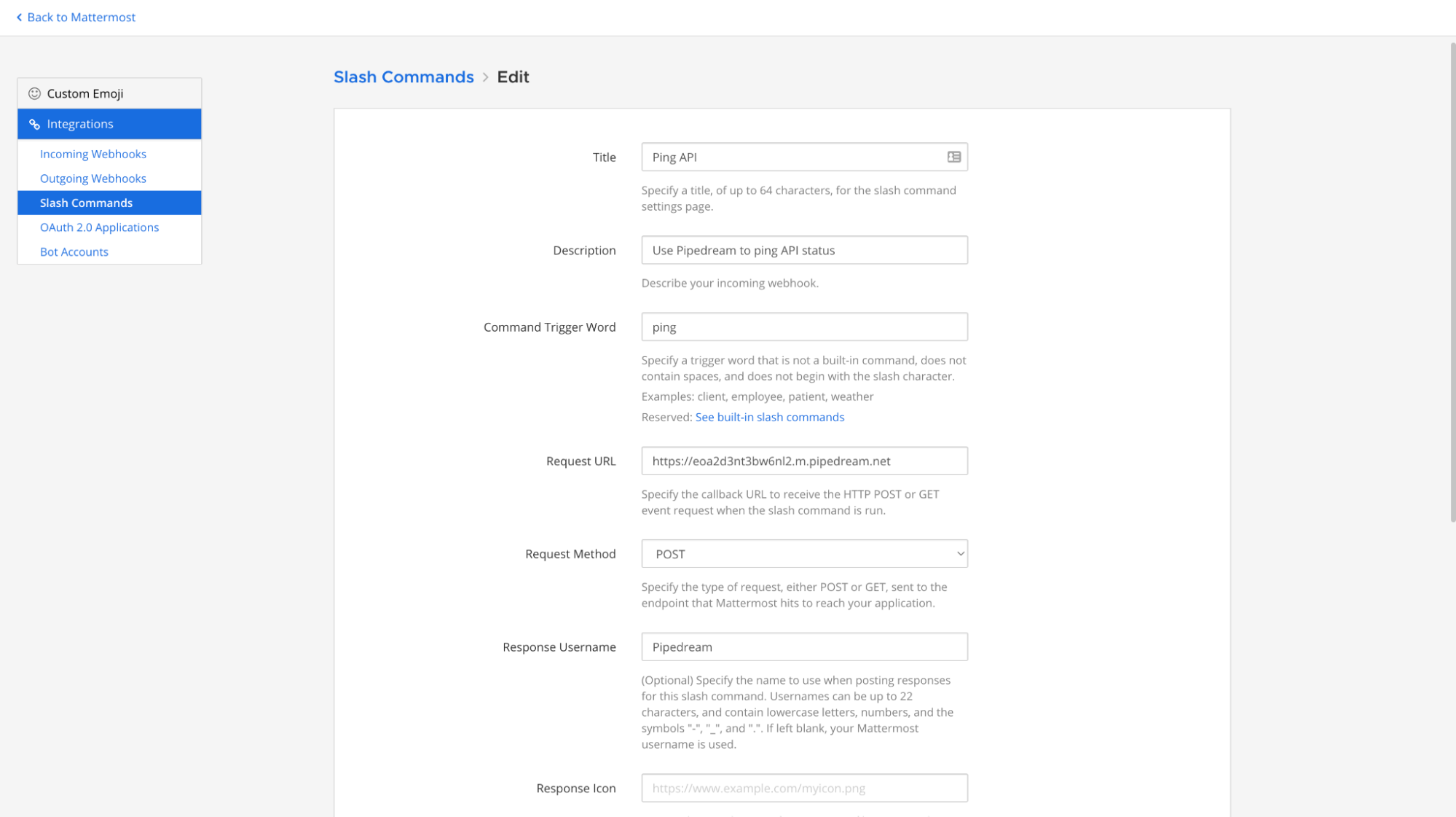 How to quickly integrate Mattermost into a GitLab release pipeline